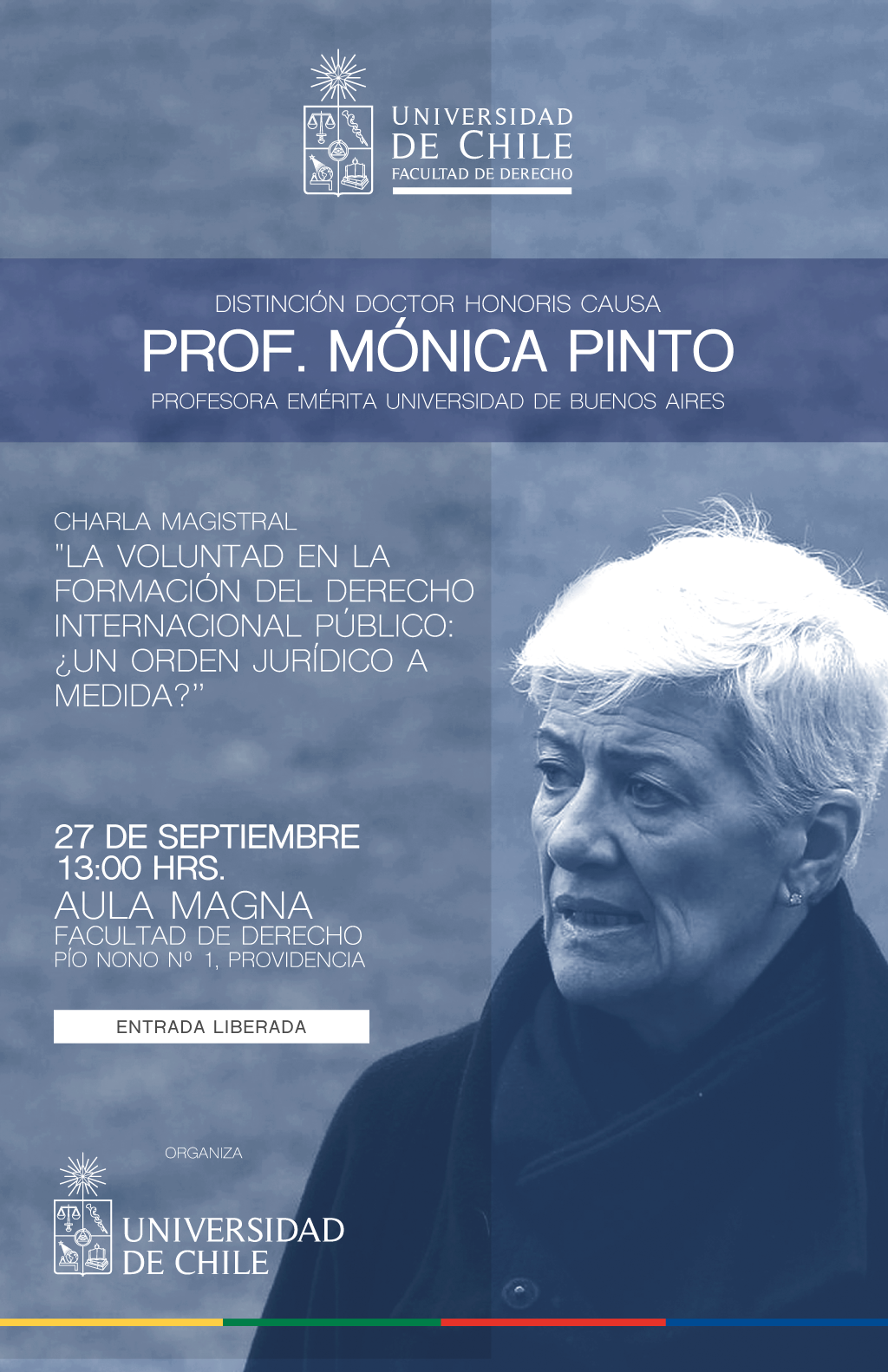 Ceremonia de entrega de Distinción Doctor Honoris Causa a Mónica Pinto ...
